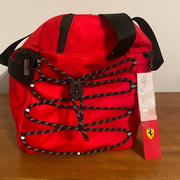 Ferrari | Bags | Ferrari Red Institutional Duffel Bag | Poshmark